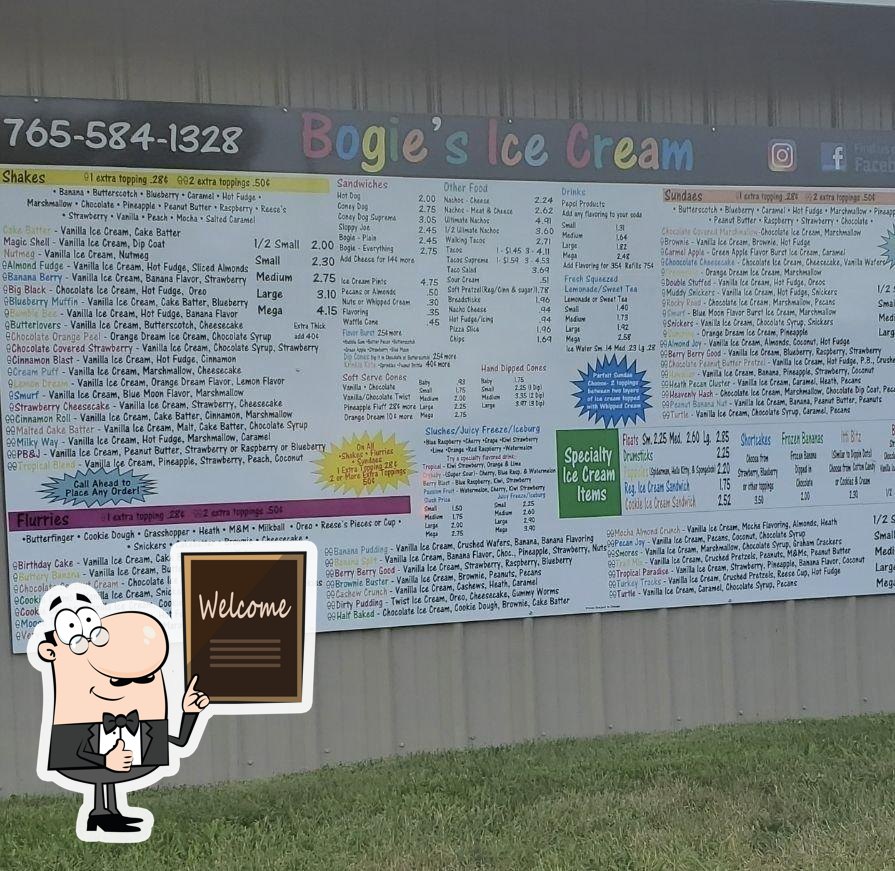 Bogie's Ice Cream in Winchester - Restaurant menu and reviews