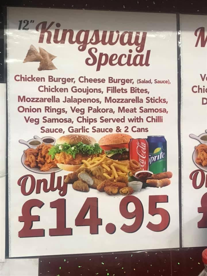 Kingsway Cuisine in Dundee - Restaurant menu and reviews
