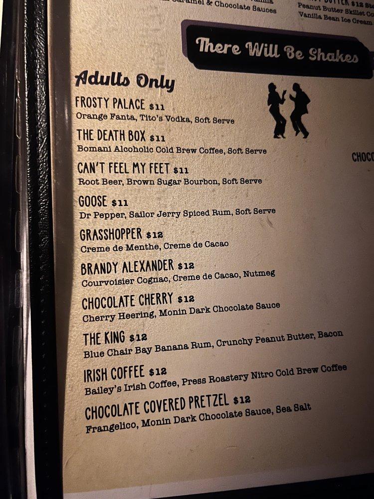 Menu at Majestic Tempe 7 restaurant, Tempe