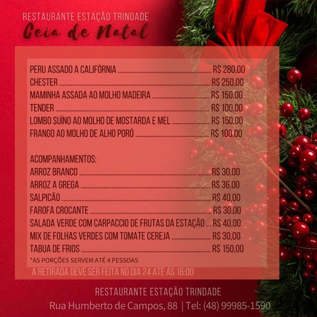 Menu at Bar e Restaurante Estação Trindade, Florianópolis
