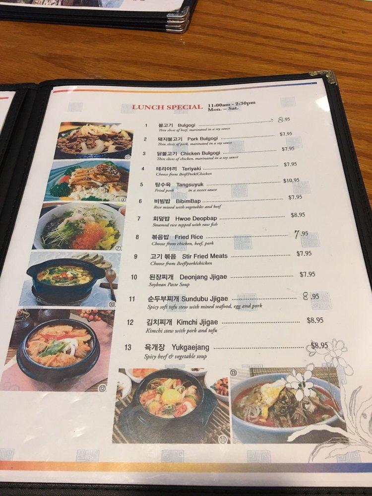 Menu at Sorabol Restaurant, Newport News