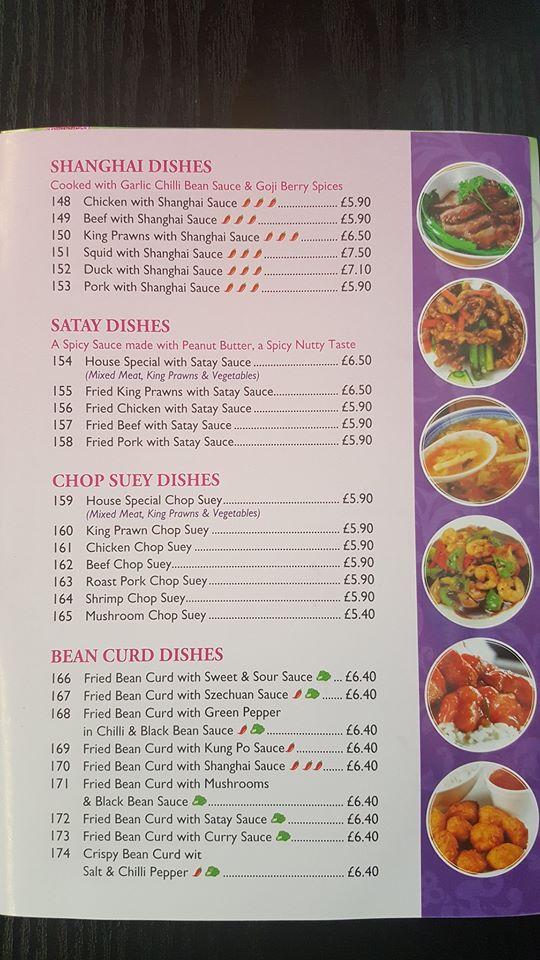 Menu at New China House Newtonabbot Torquay restaurant, Kingsteignton