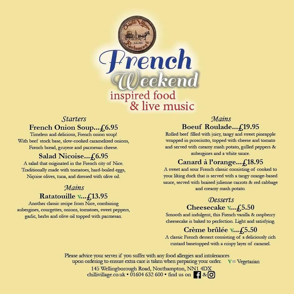 Menu at Medieval Fort Restaurant, Northampton, Racecourse Pavilion