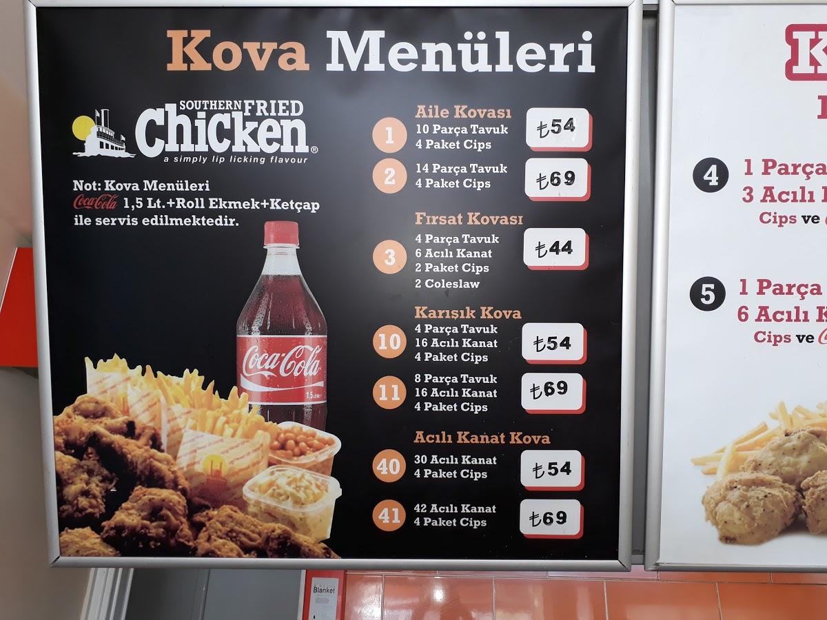 Menu at SFC, Trikomo