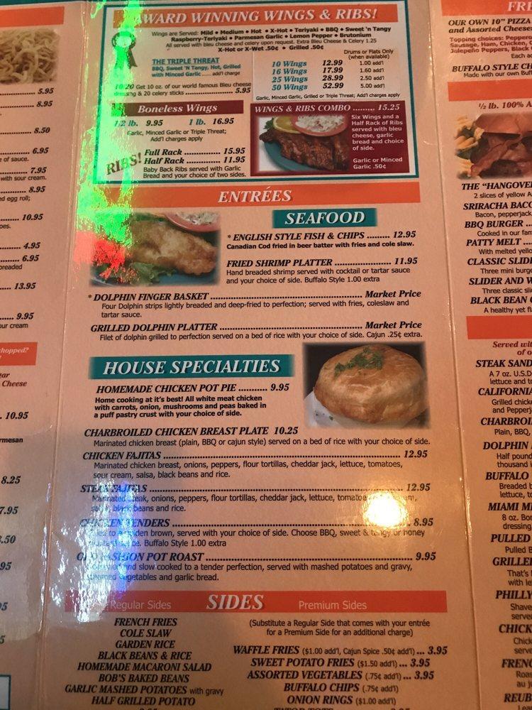 Menu at Bru's Room Wings & Things pub & bar, Sunrise