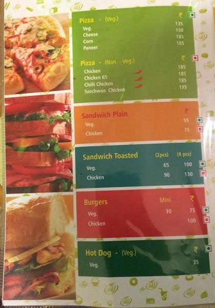 Menu at Fresh choice, Visakhapatnam, Door 10-1-44