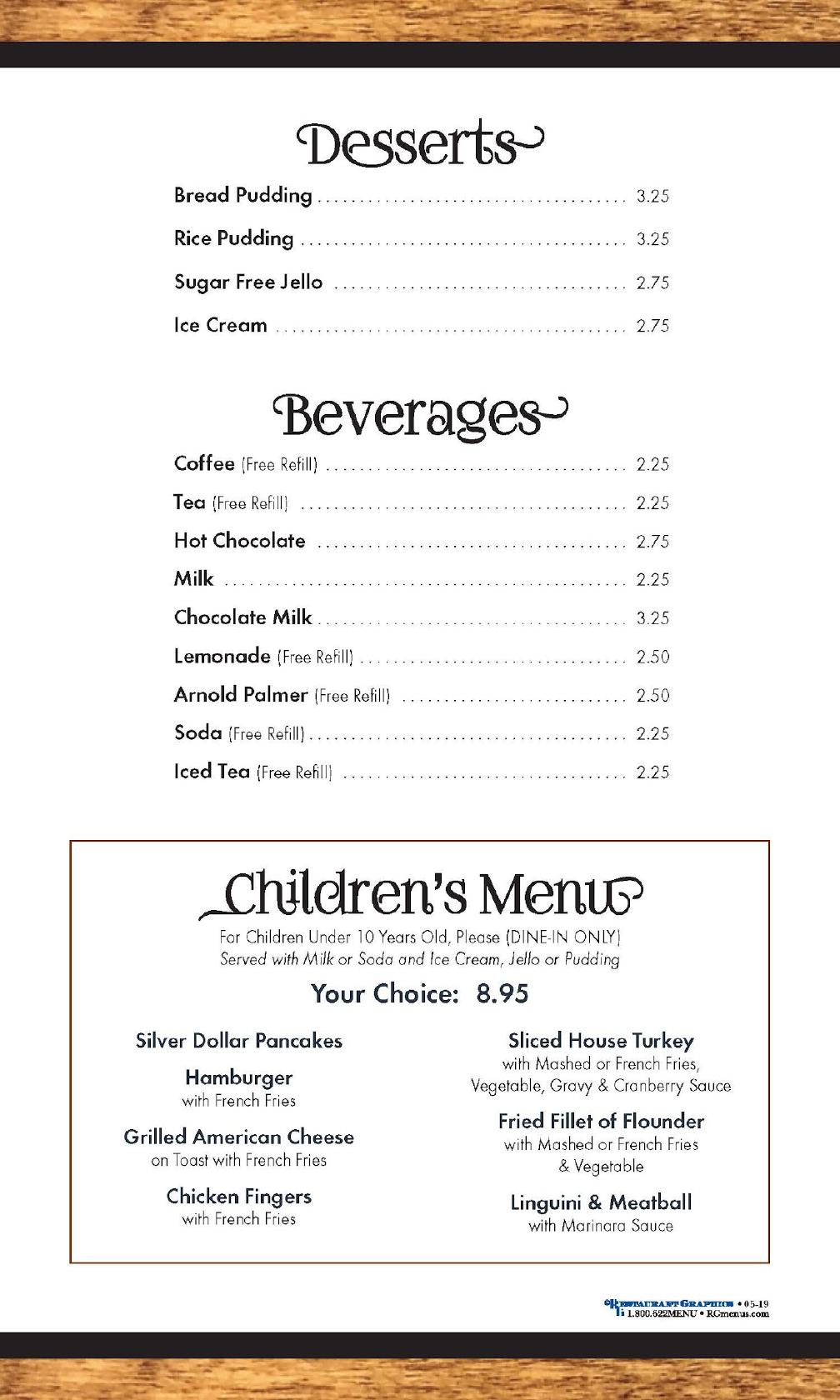 Menu at Christos Kitchen restaurant, Monroe Township