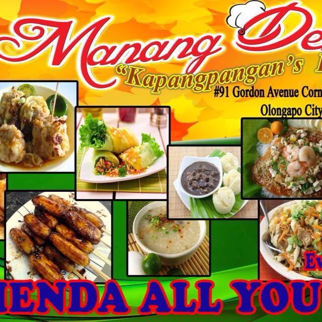 Menu at Manang Debs cafe, Olongapo