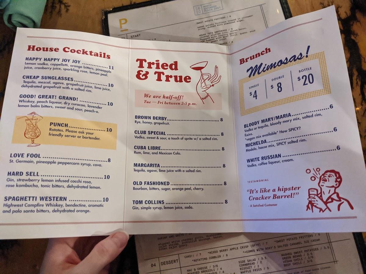 Menu at The Press pub & bar, Oklahoma City