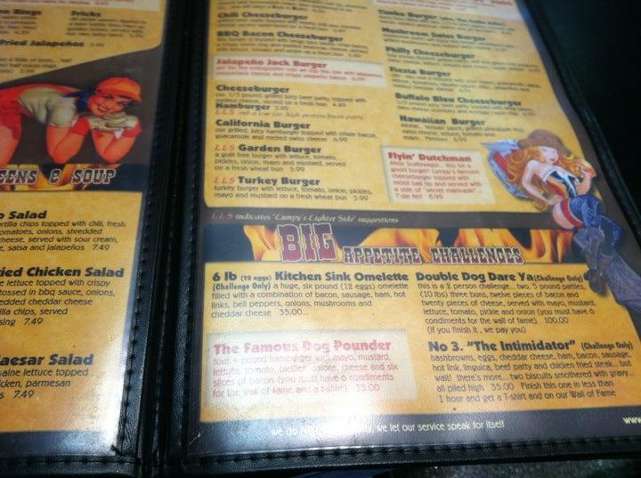 Menu at Lumpy's Diner Antioch restaurant, Antioch, Lone Tree Wy Suite A