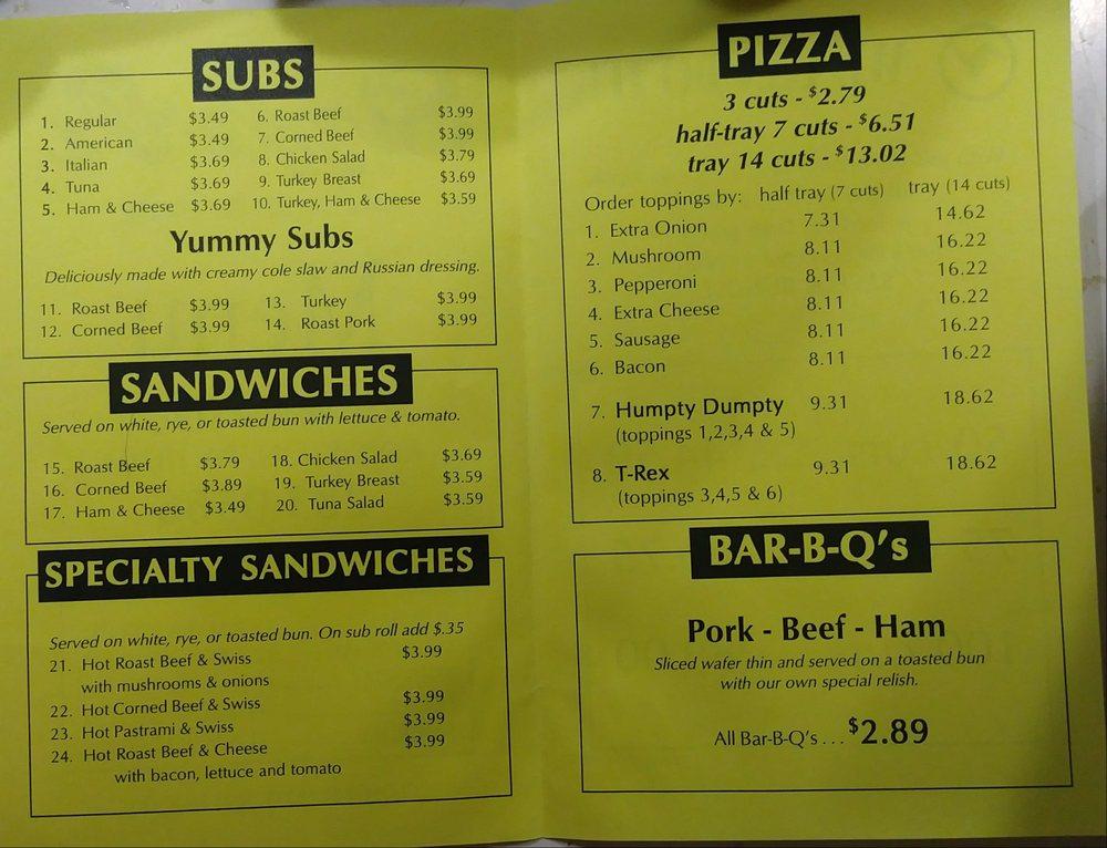 Menu at Sizzle Pi Pizza pizzeria, Kingston