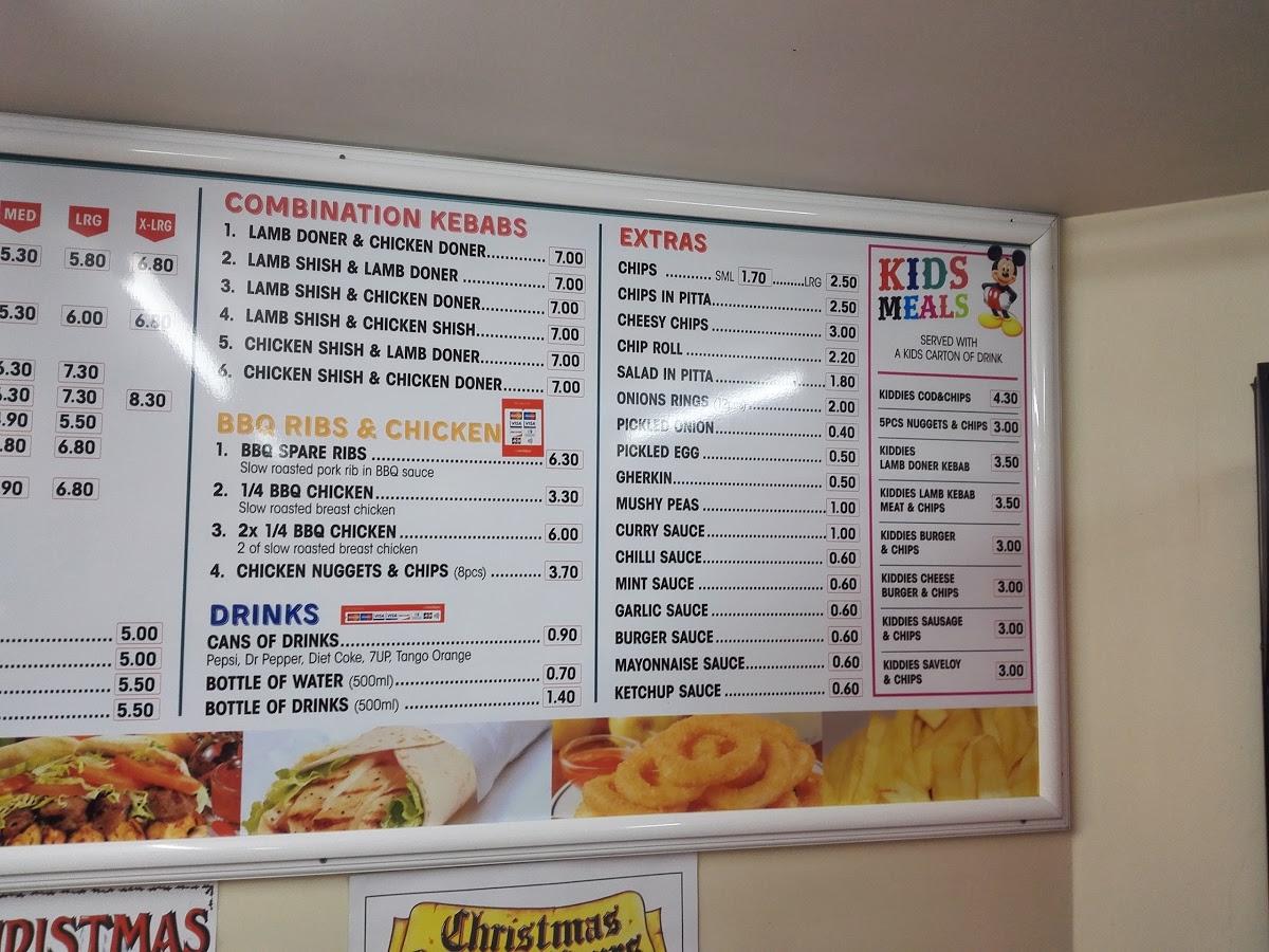 Menu at Tommy Tuckers Witham restaurant, Witham