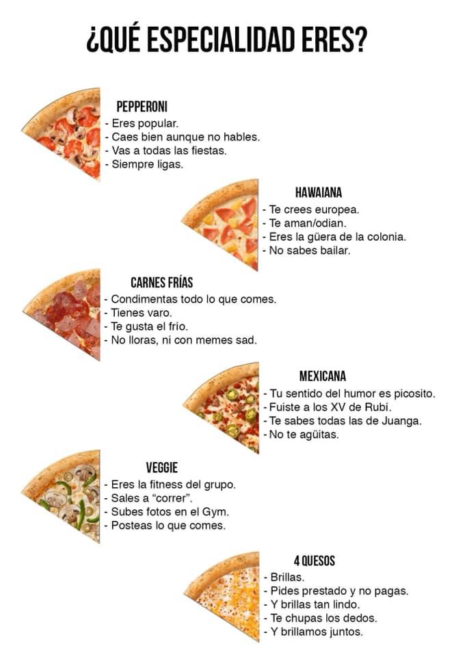 Carta del restaurante Hot N' Rebel Pizza, Santiago del Querétaro