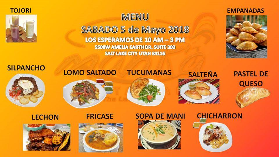 Menu at Manka restaurant, Salt Lake City