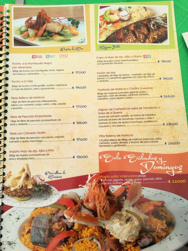 Carta de Restaurante Los Pericos, Valle de Bravo, Fray Gregorio Jiménez ...