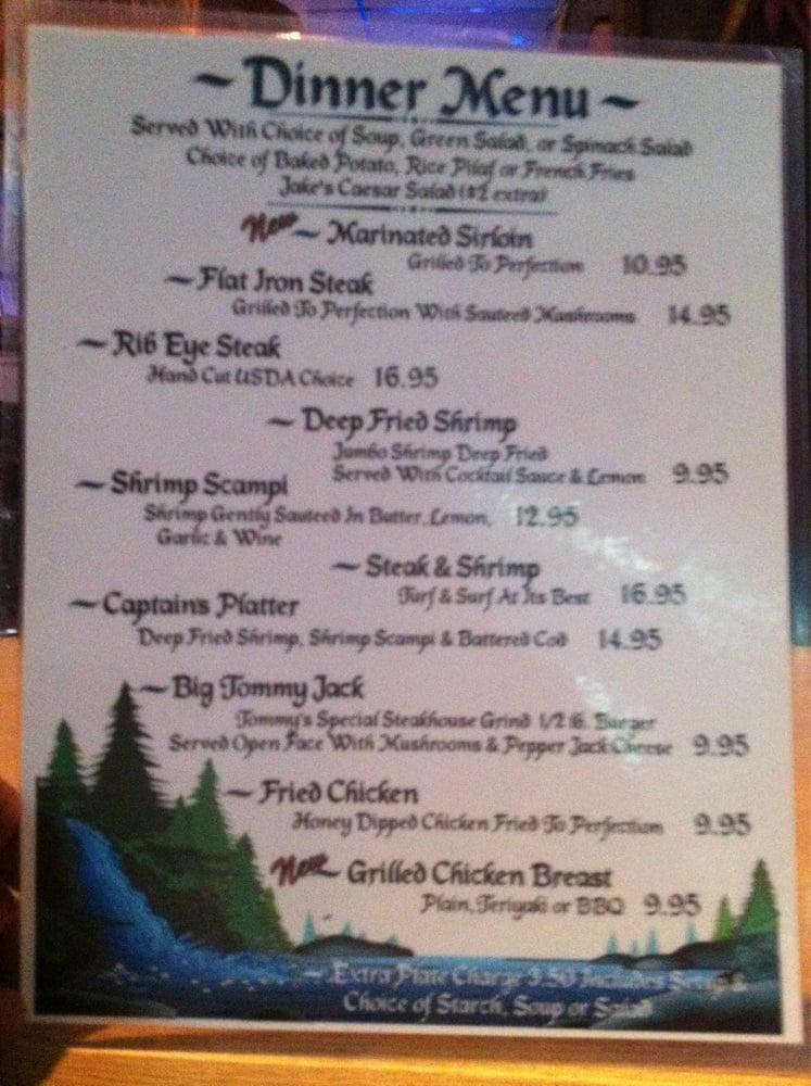 Menu at Back Alley Bowl & Grill pub & bar, Bishop