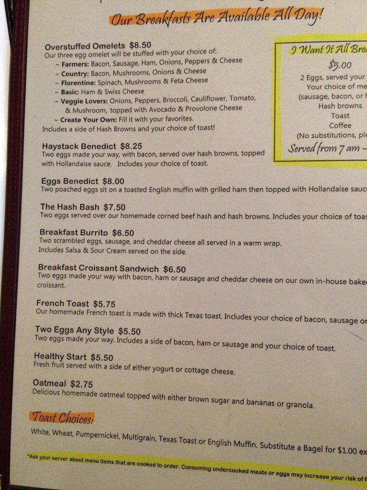 Menu at Chef Shell's Restaurant & Catering, Port Huron