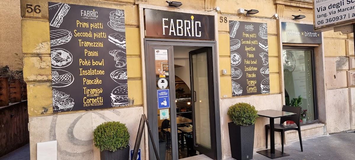 Speisekarte von Fabric cafe, ROM