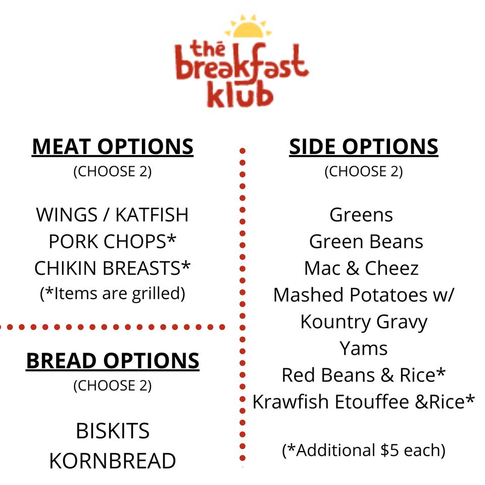 Menu at Kulture restaurant, Houston