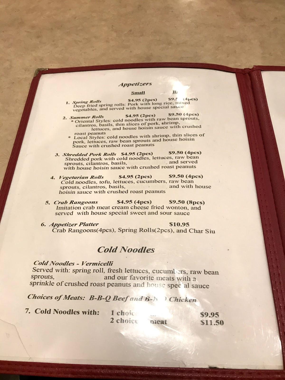 Menu at 1 Plus 1 Cafe, Hilo