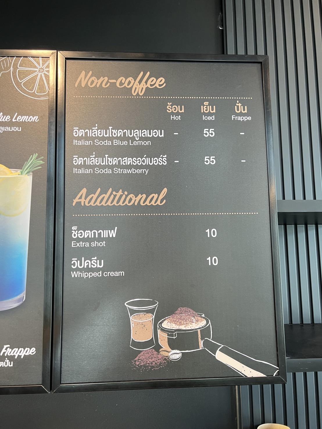 Menu at Nescafe Street Cafe สาขา มิซาเอะ บางบัวทอง (เนสกาแฟ มิซาเอะ ...