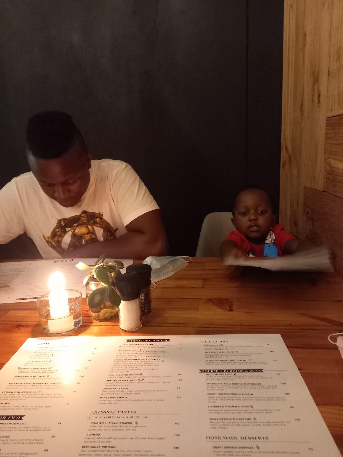 Speisekarte von Chalk Craft Eatery - Parkhurst restaurant, Johannesburg