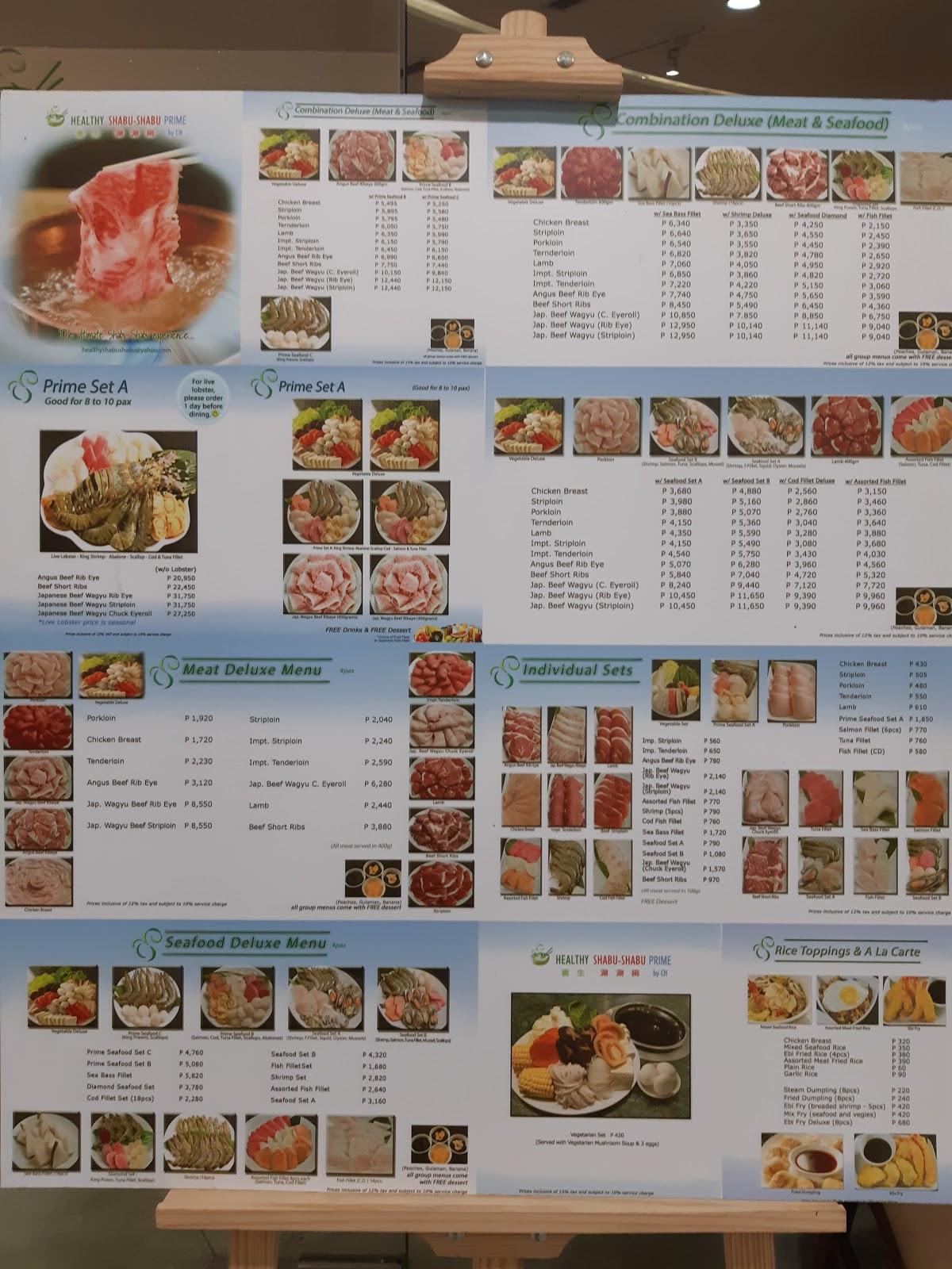 Menu at Tai Koo HK Roast restaurant, Mandaluyong, The Podium 5th floor
