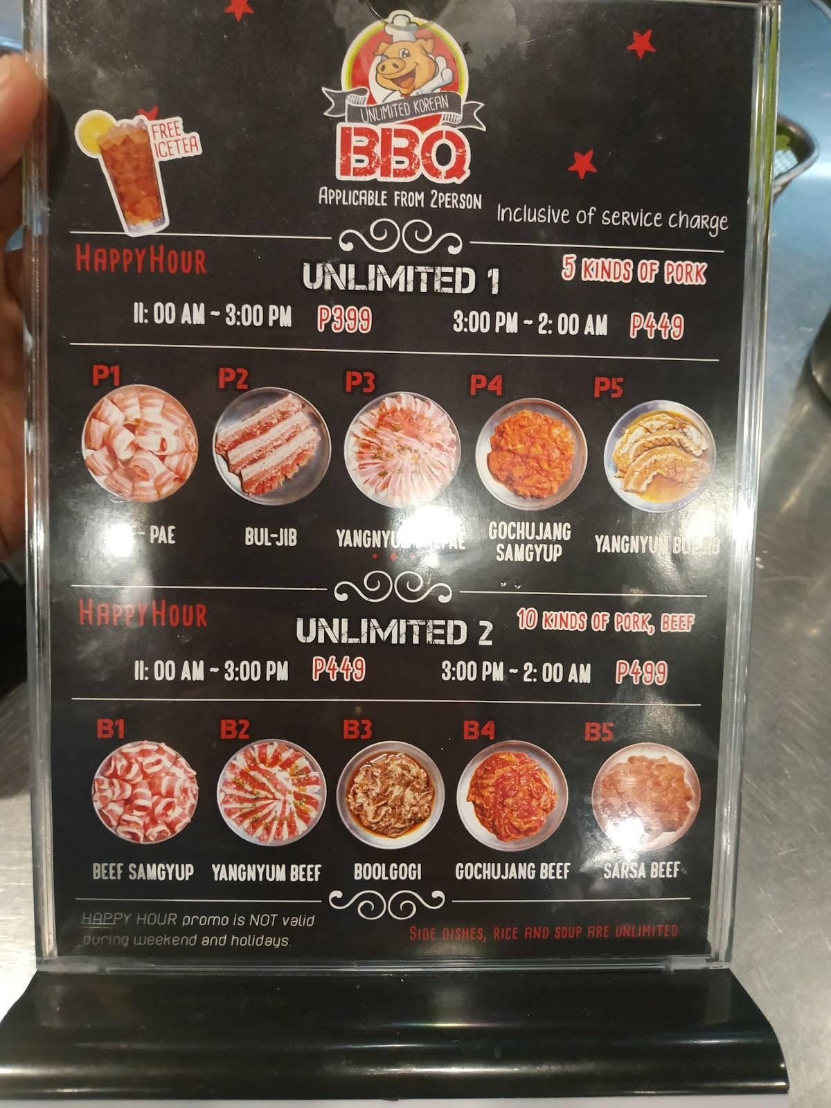 Menu at SamgyupSalamat 삼겹살라맛 - Korea Town Manila restaurant, Manila ...