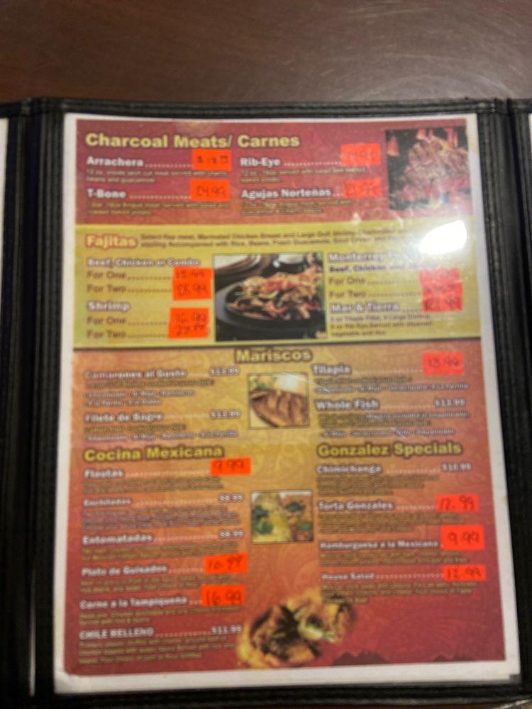 Menu at Cabrito Nuevo Leon Restaurant - Fort Worth, Fort Worth