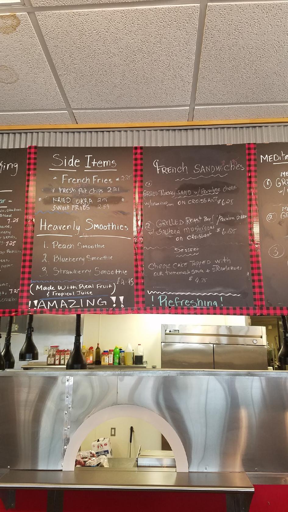 Menu at Lip Smackers restaurant, Oklahoma City, N May Ave