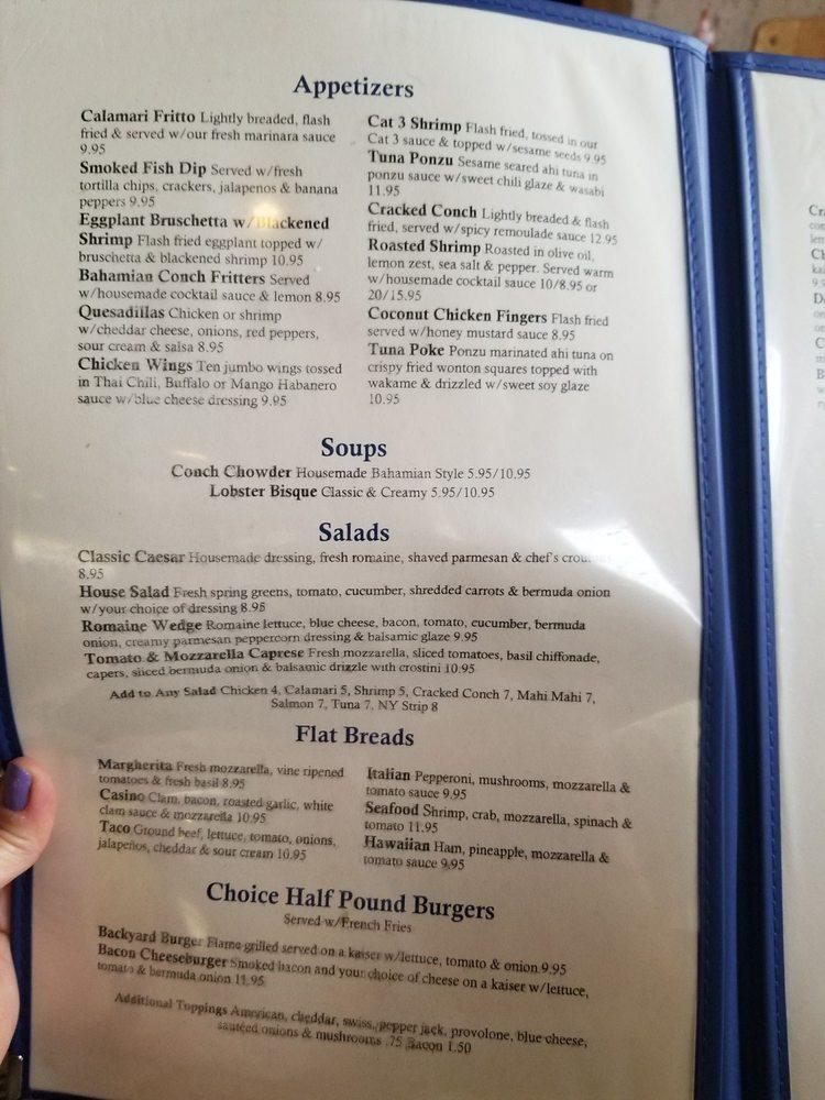 Menu at Old Florida Bar & Grill, Jupiter