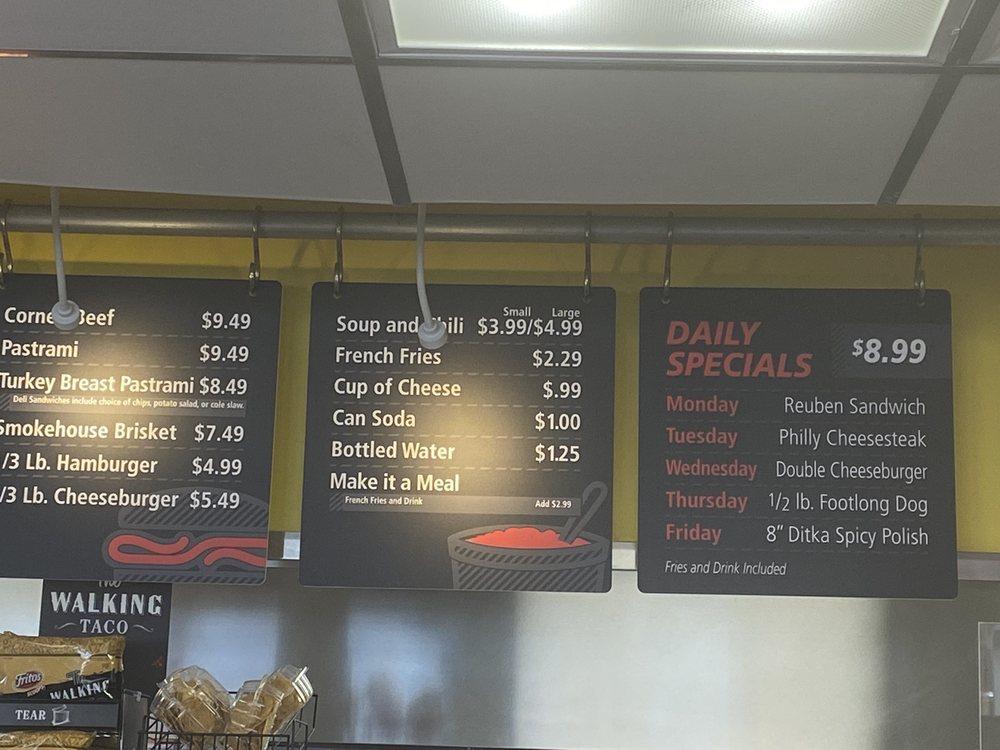 Menu at Vienna Beef Factory Store restaurant, Chicago, S Morgan St