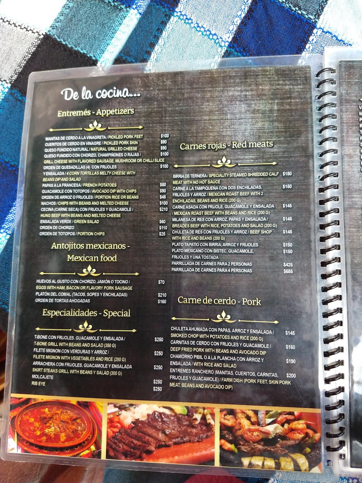 Carta del pub y bar CASANOVA, San Pedro Tlaquepaque