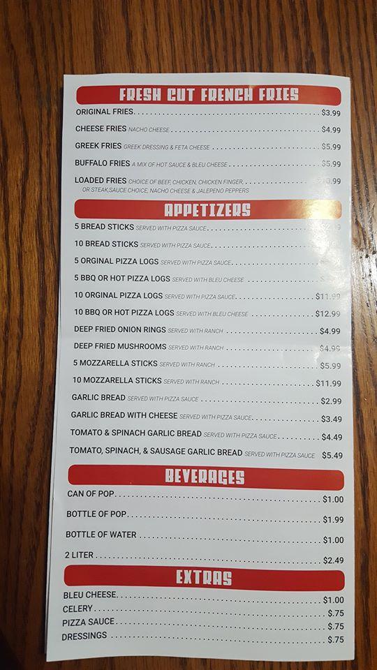 Menu at Extreme pizza buffalo ny pizzeria, Buffalo