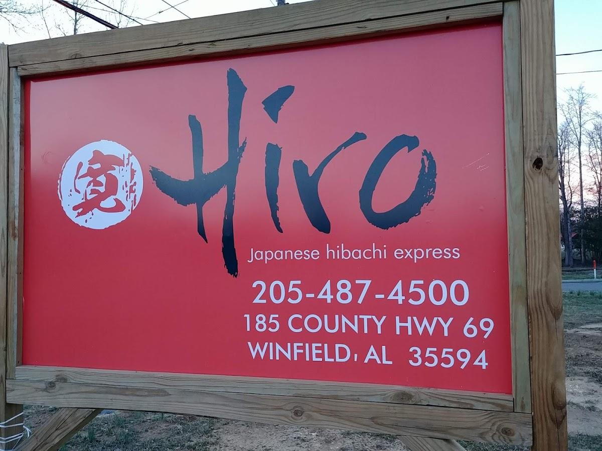 Hiro Japanese Hibachi Express in Winfield - Restaurant menu and reviews