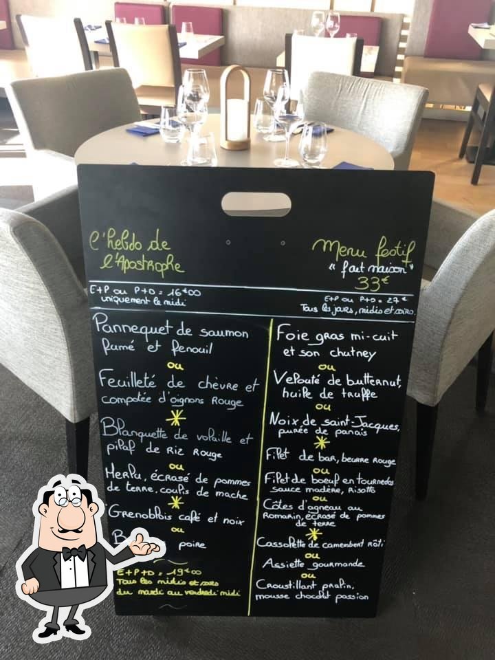 Apostrophe restaurant, Sucé-sur-Erdre - Menu du restaurant et commentaires
