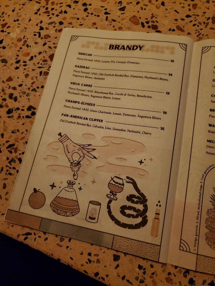 Menu at Sunroom pub & bar, Orlando