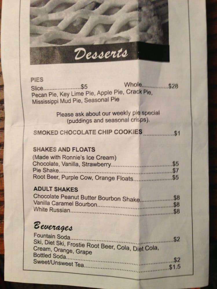Menu at Sugarfire Smoke House BBQ, Olivette, Olive Blvd #114
