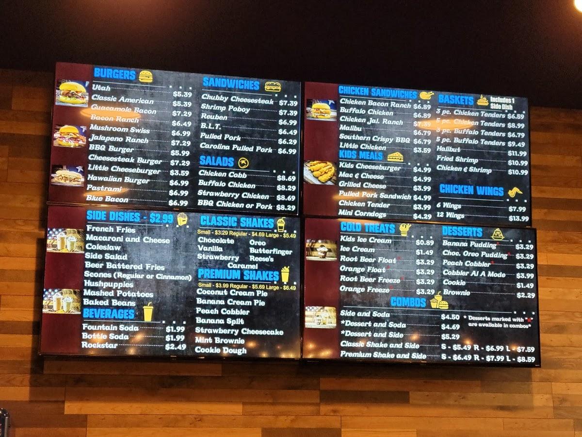 Menu at Chubby's Cafe Payson, Payson