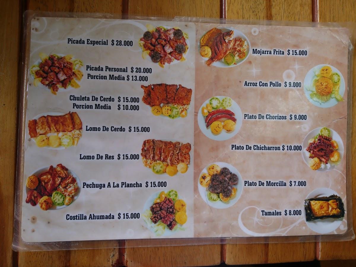 Menu at La Casa Del Chorizo restaurant, MORELIA