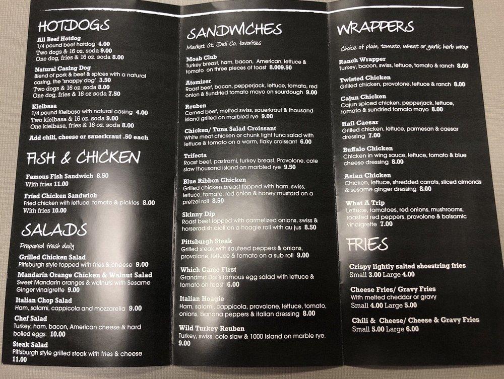 Menu at Wiener World Pittsburgh restaurant, Pittsburgh
