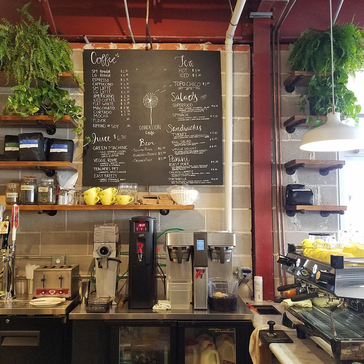 Menu at Dandelion Cafe, Bellaire, Bellaire Blvd