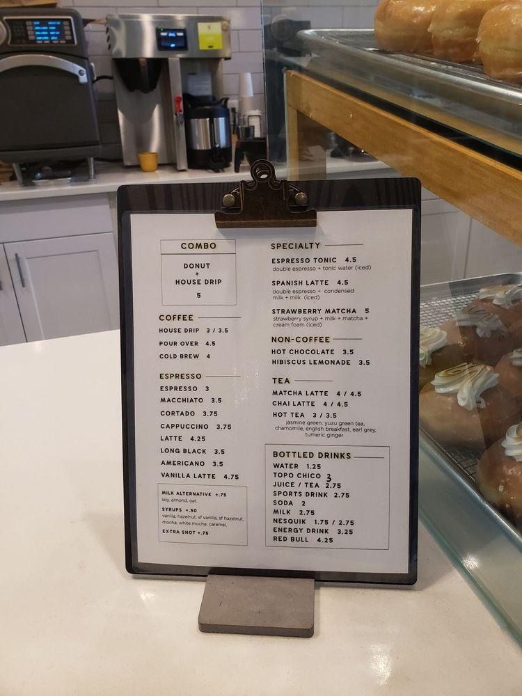 Menu at Honeybird Sandwiches, Donuts & Coffee restaurant, Flower Mound