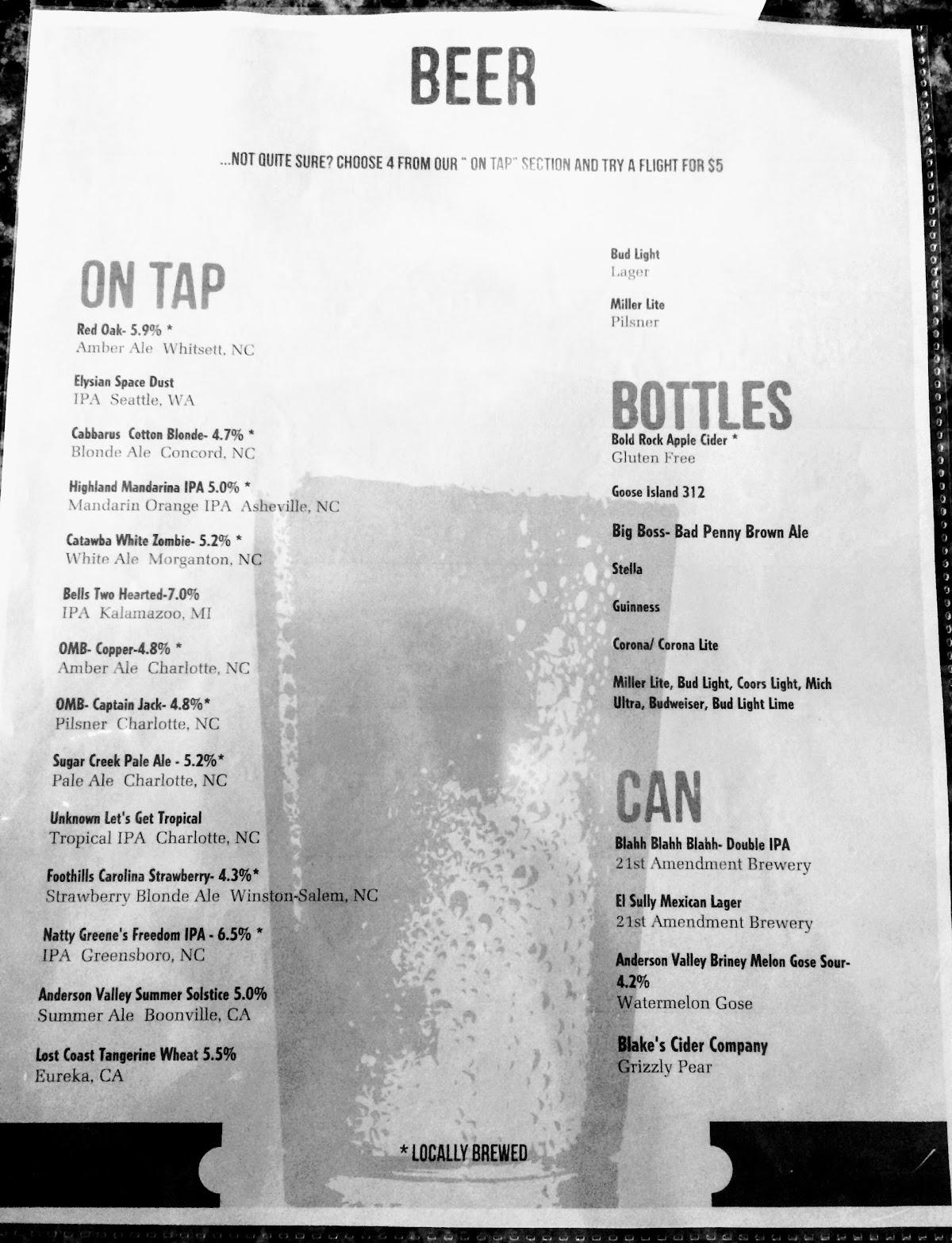 Menu at Pippa's Cafe, Concord