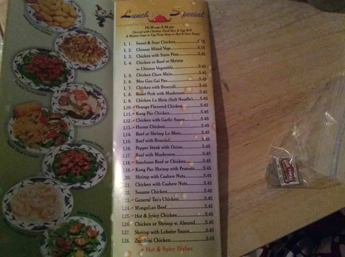 Menu at China One restaurant, Blue Springs, MO-7