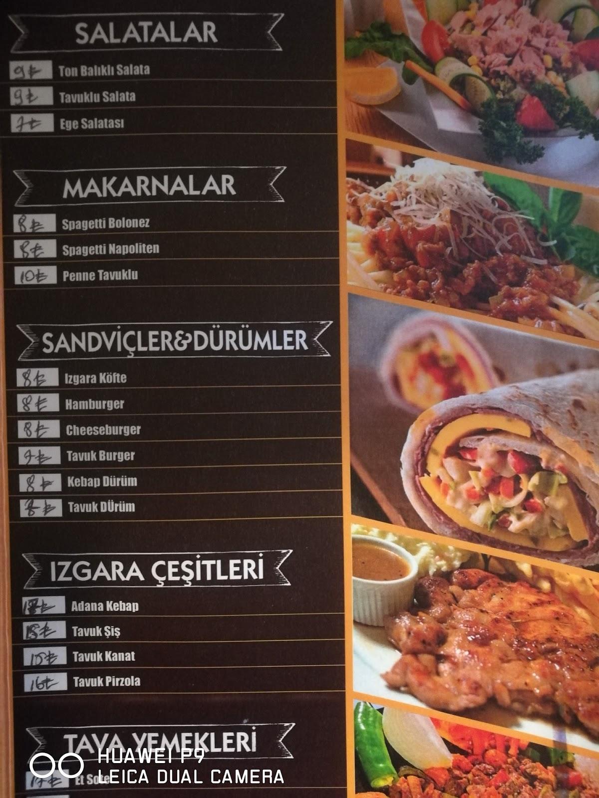 Carta de Truva Cafe, Van