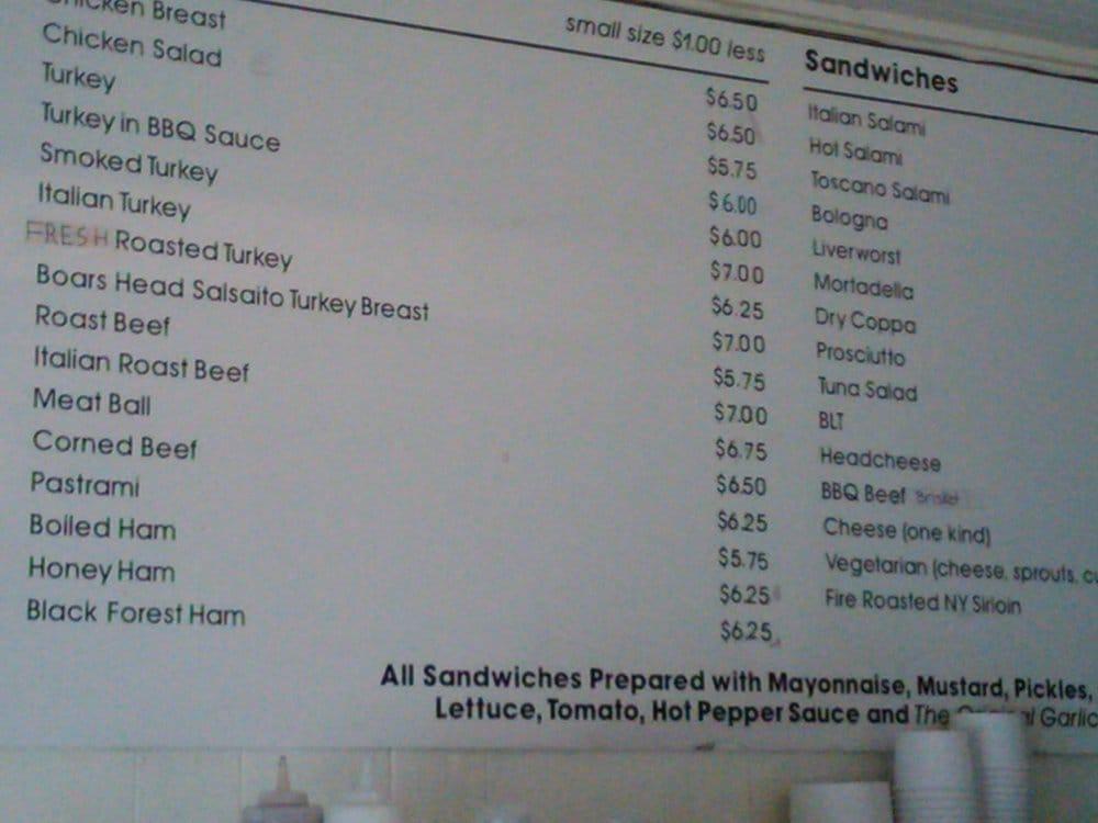 Menu at Little Lucca restaurant, South San Francisco, 724 El Camino Real