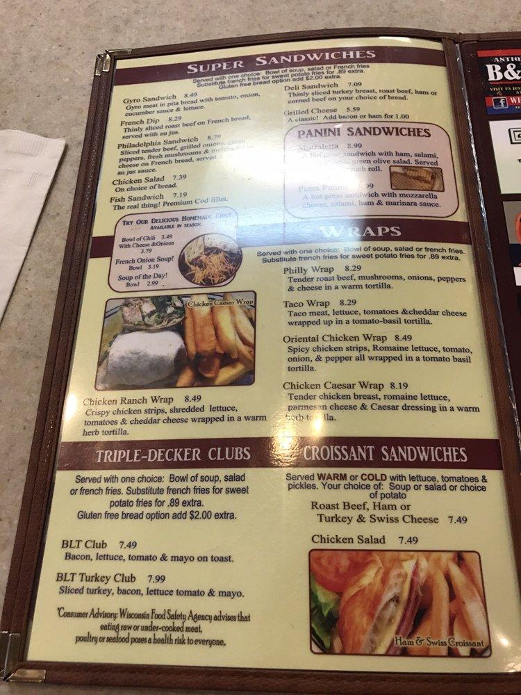 Menu at Friendship House Family Restaurant, Rhinelander