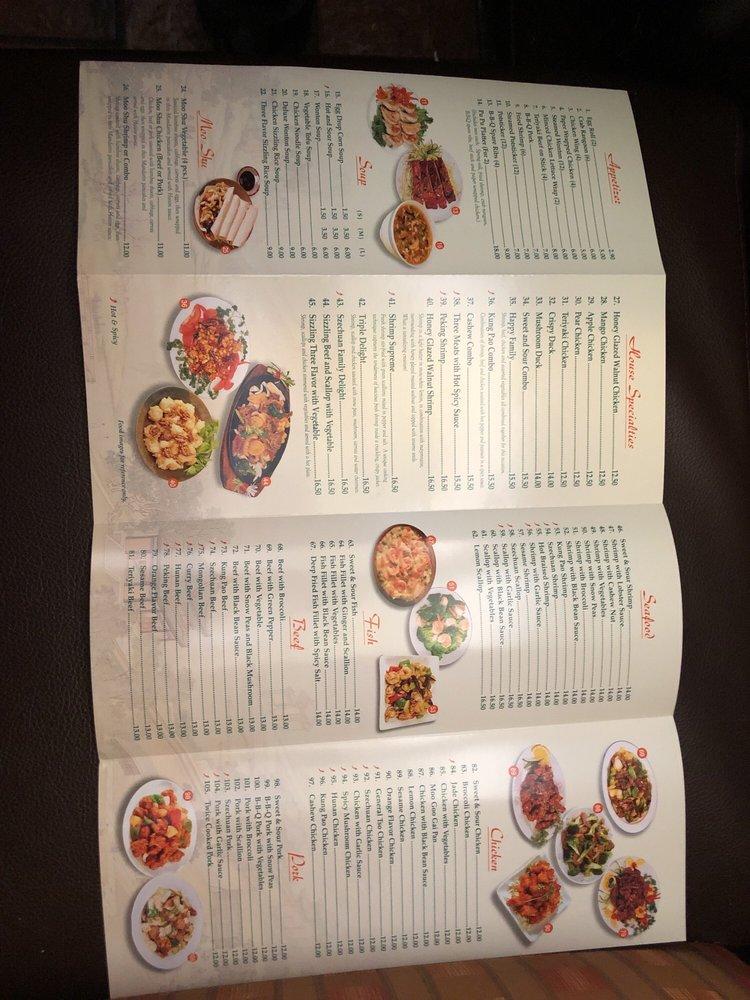 Menu at Full House Chinese Restaurant, Mills