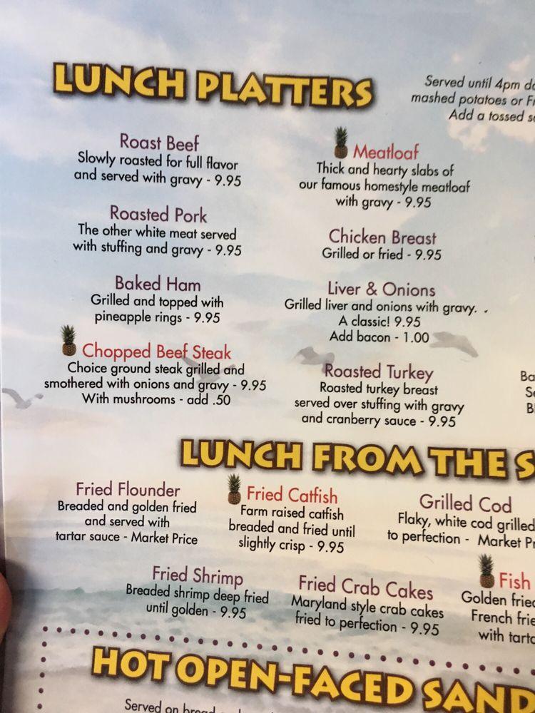 Menu at That Little Restaurant, Melbourne